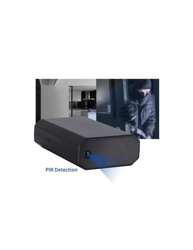 Boite noire avec Camera IP Longue Durée HD 1080P Wifi et vision de nuit