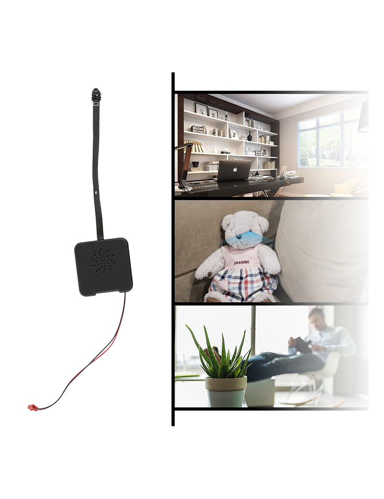 Module intégrable Camera IP espion HD 1080P P2P Wifi 1 Megapixels avec ...